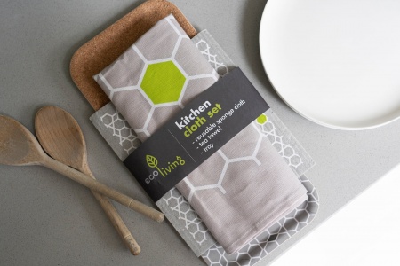 Kitchen Cloth - 2 Pack - ecoLiving.co.uk