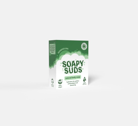 Soapy Suds Soap Bar – Natural Seaweed 100g - ecoLiving.co.uk