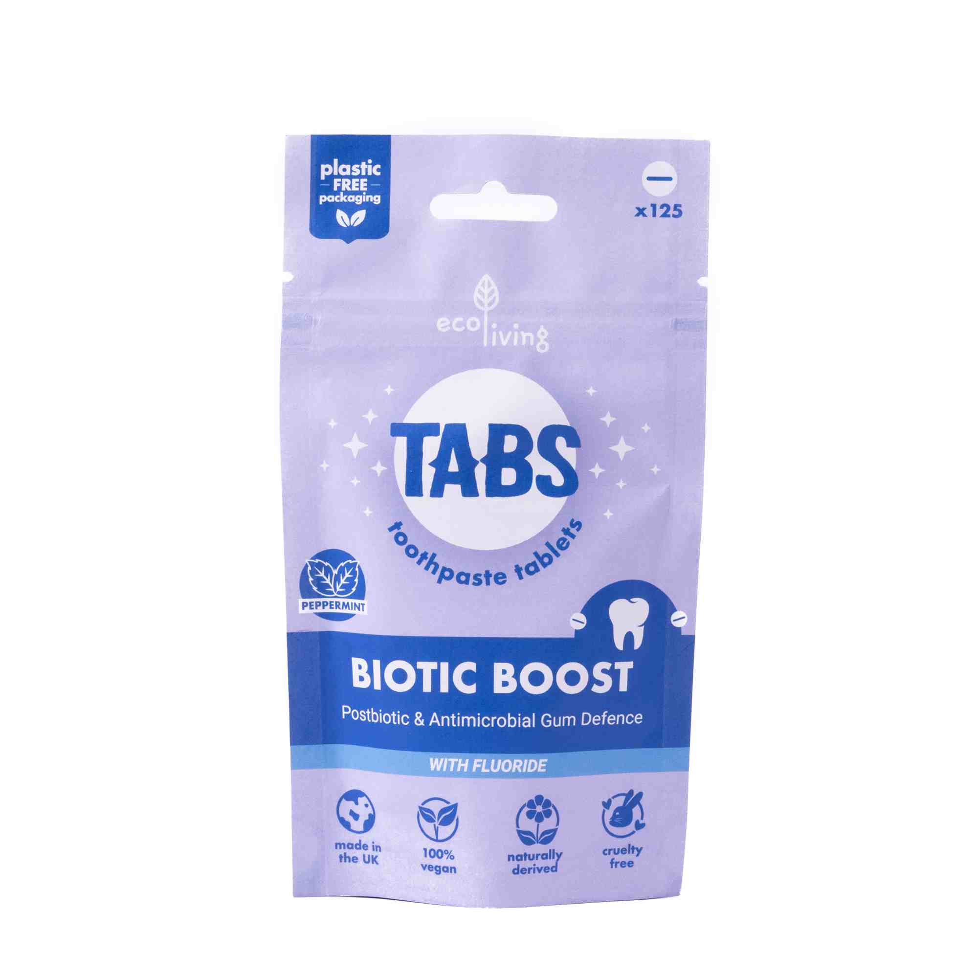 Biotic Boost Toothpaste TABS - ecoLiving.co.uk