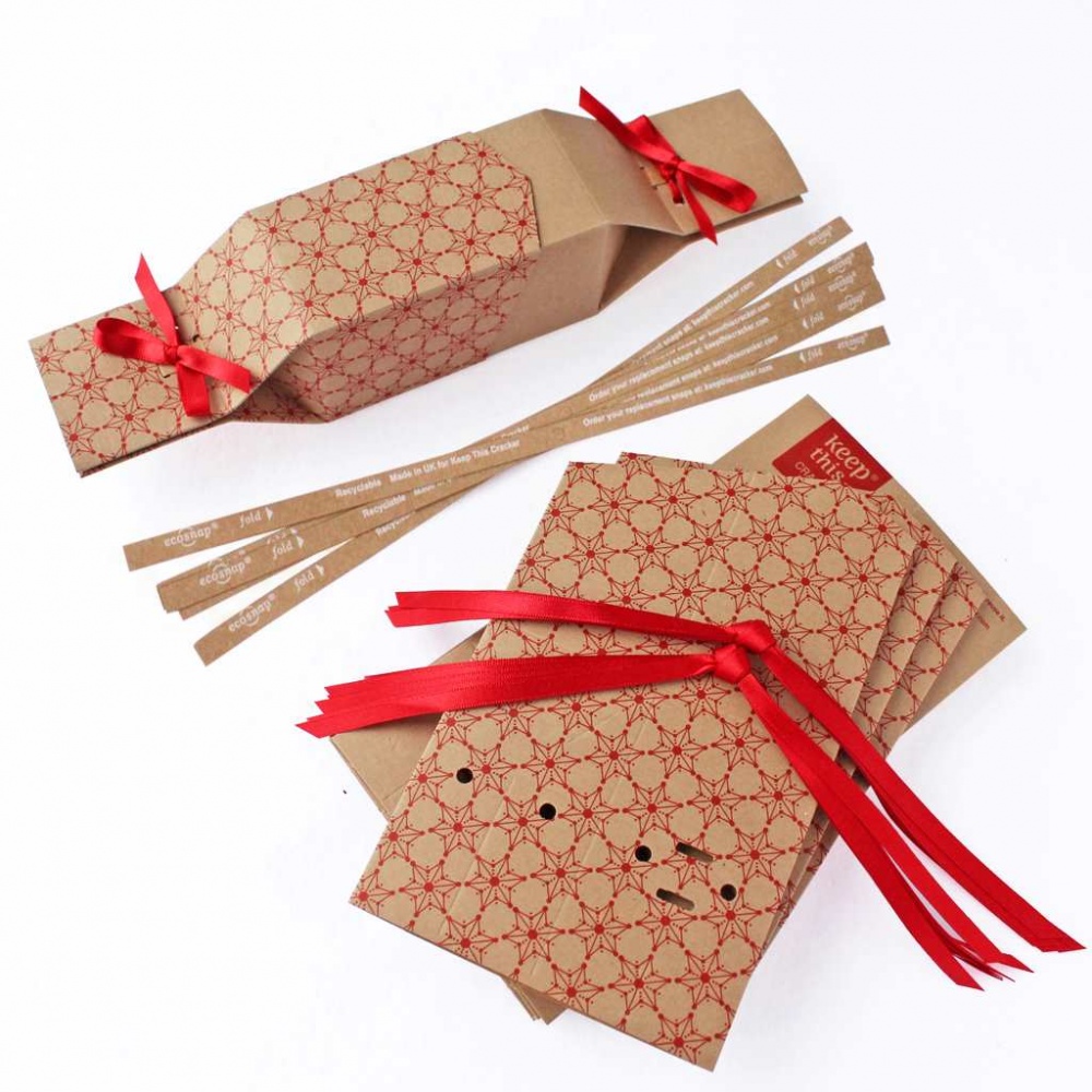 Keep This Cracker - Six Reusable Christmas Crackers - ecoLiving.co.uk