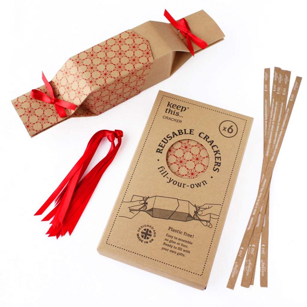Keep This Cracker - Six Reusable Christmas Crackers - ecoLiving.co.uk