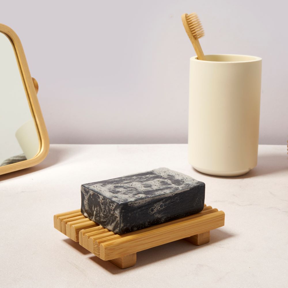 Soapy Suds Charcoal Tea Tree Face Bar - ecoLiving.co.uk