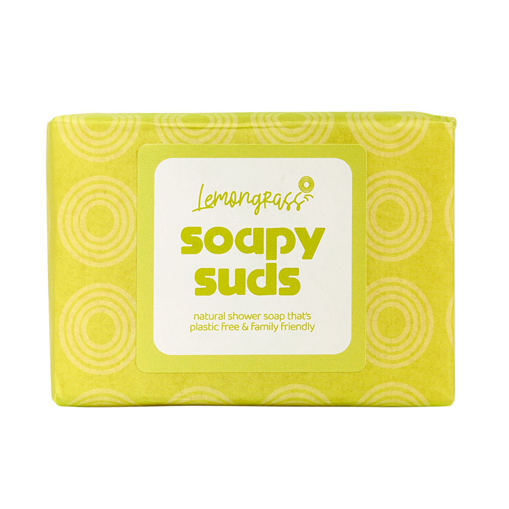 Lemongrass Soap Bar, Soapy Suds 100g - ecoLiving.co.uk