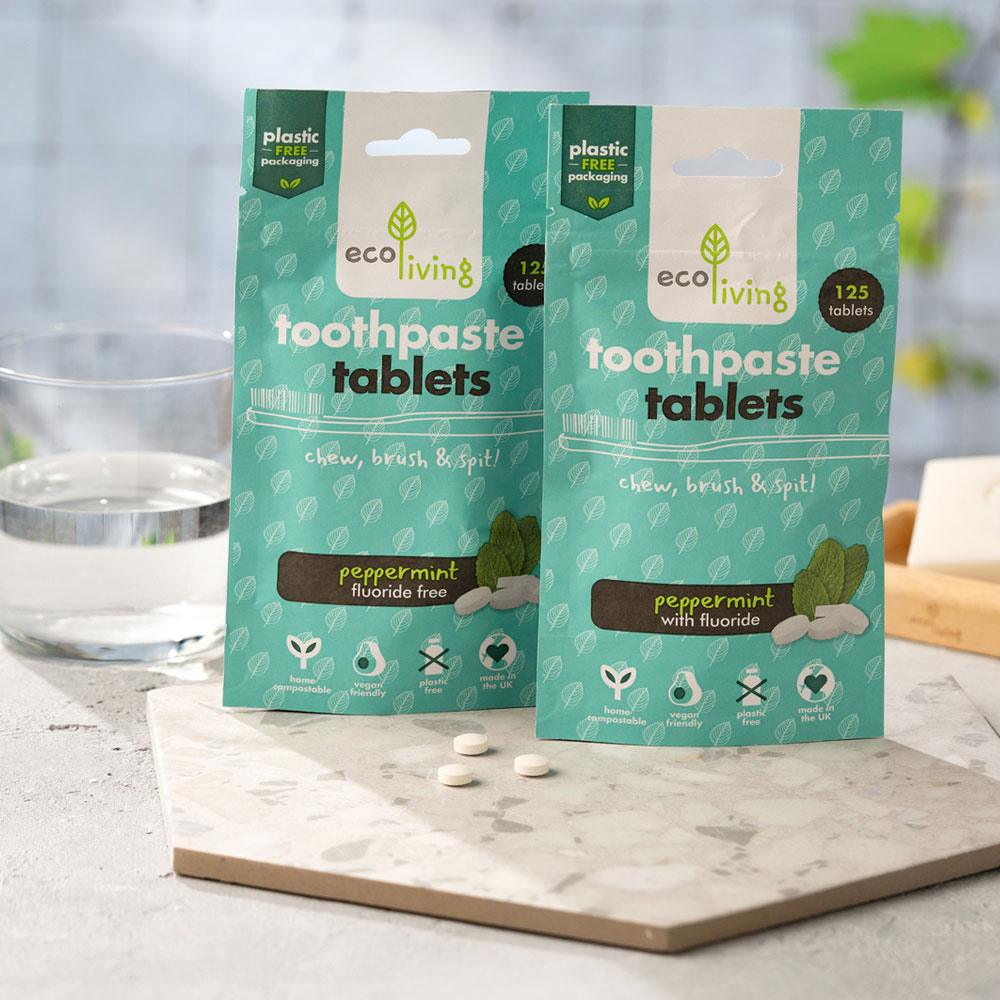 Toothpaste Tablets - Mint - ecoLiving.co.uk