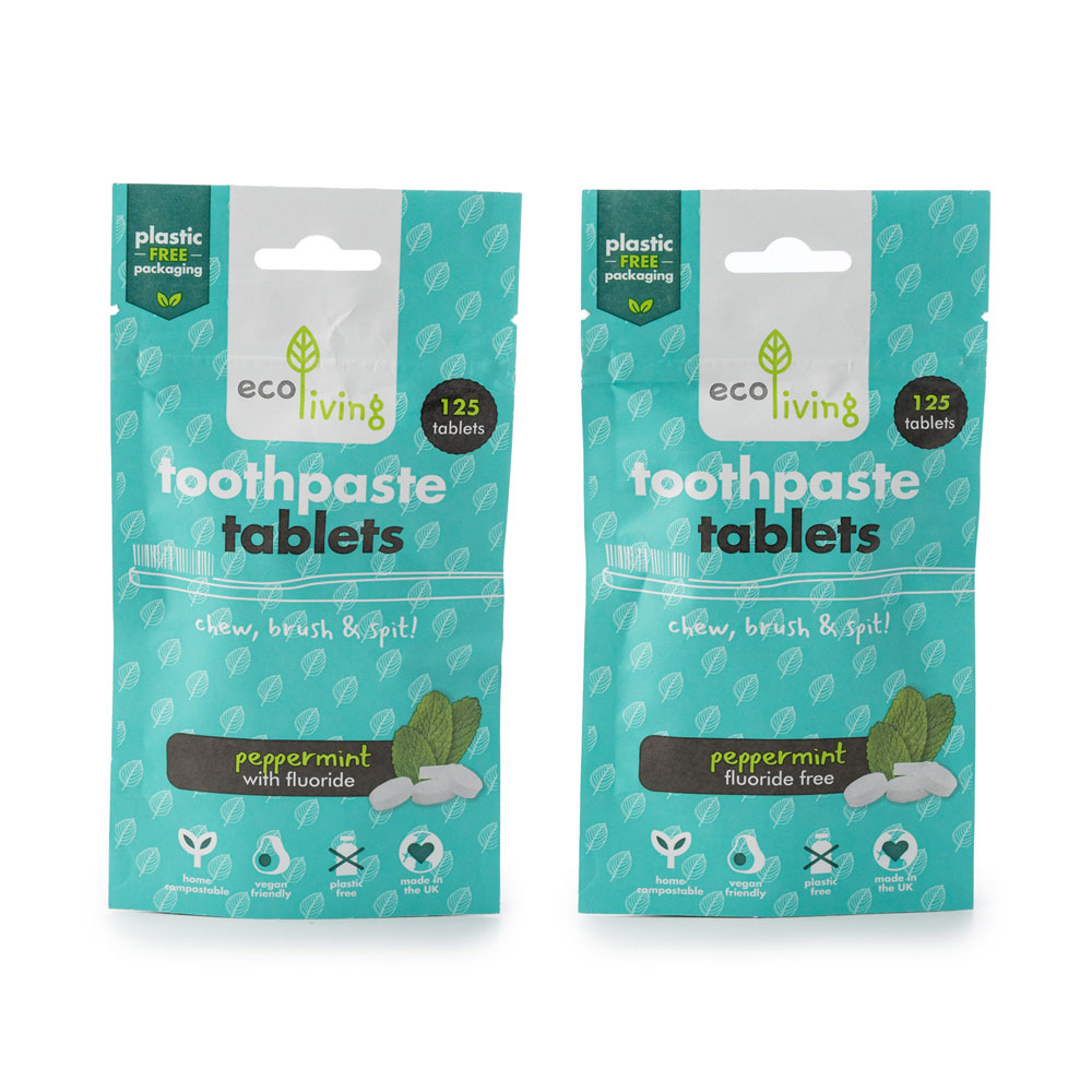 Toothpaste Tablets - Mint - ecoLiving.co.uk