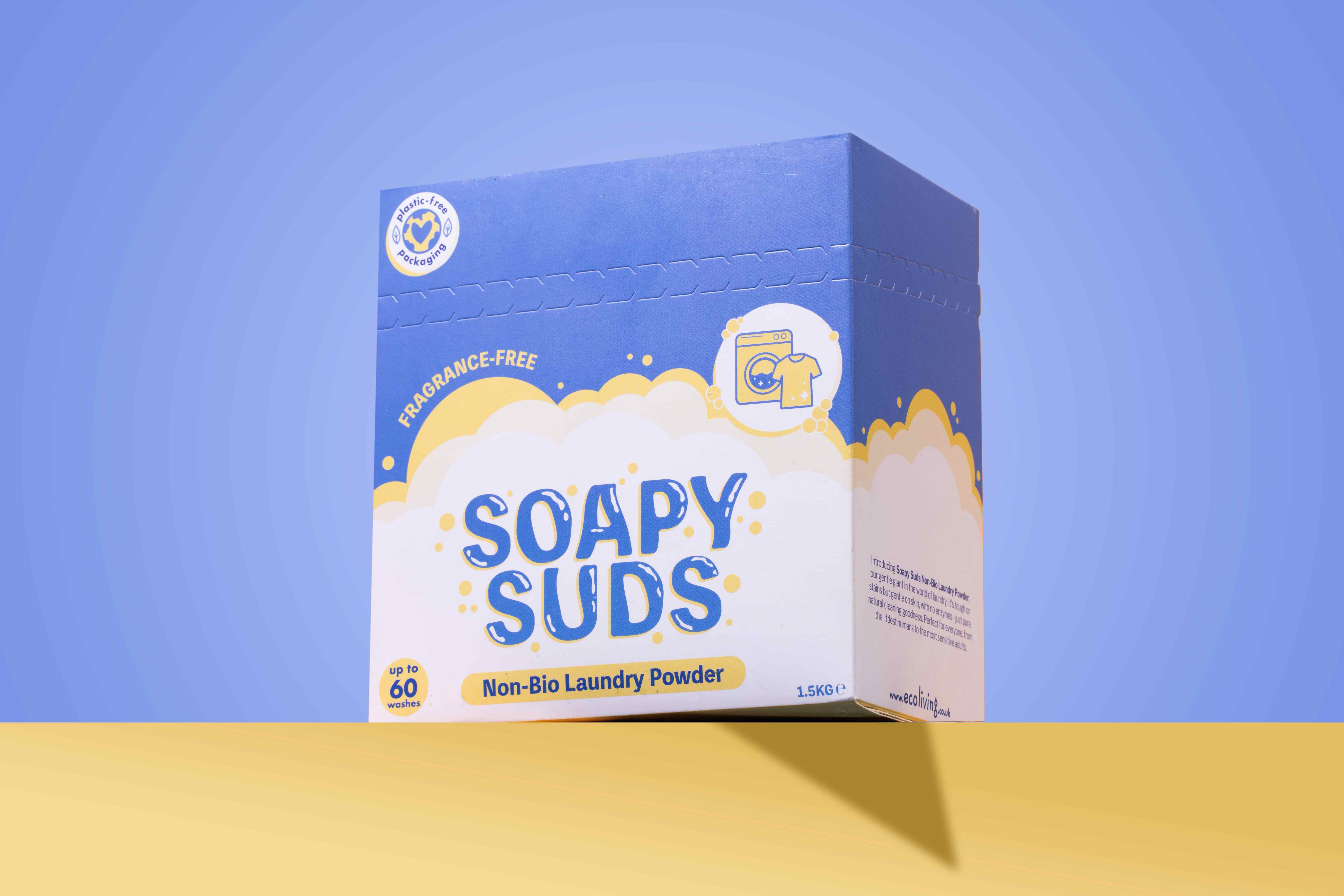 Soapy Suds Non-Bio Laundry Powder 1.5kg - ecoLiving.co.uk