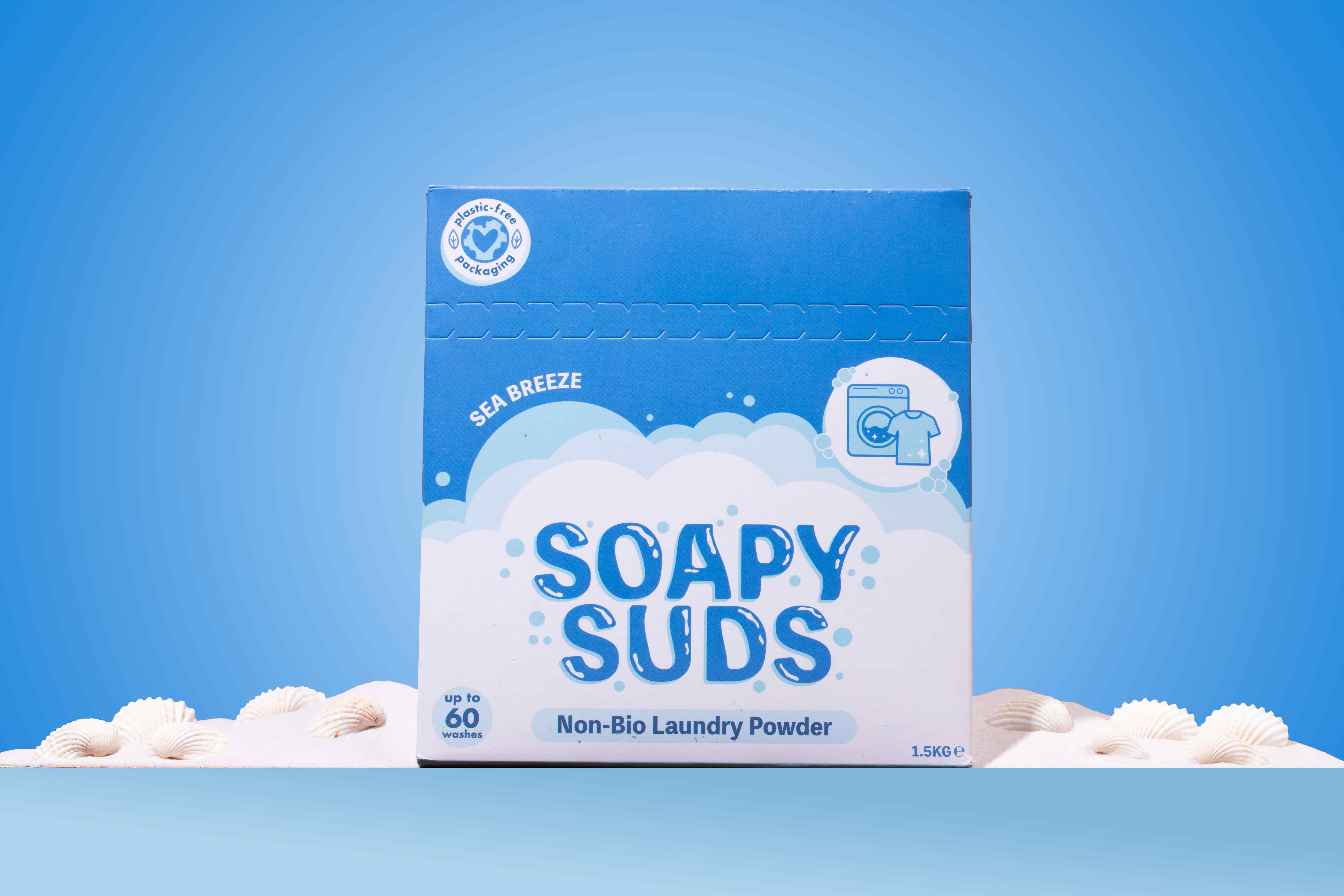 Soapy Suds Non-Bio Laundry Powder 1.5kg - ecoLiving.co.uk