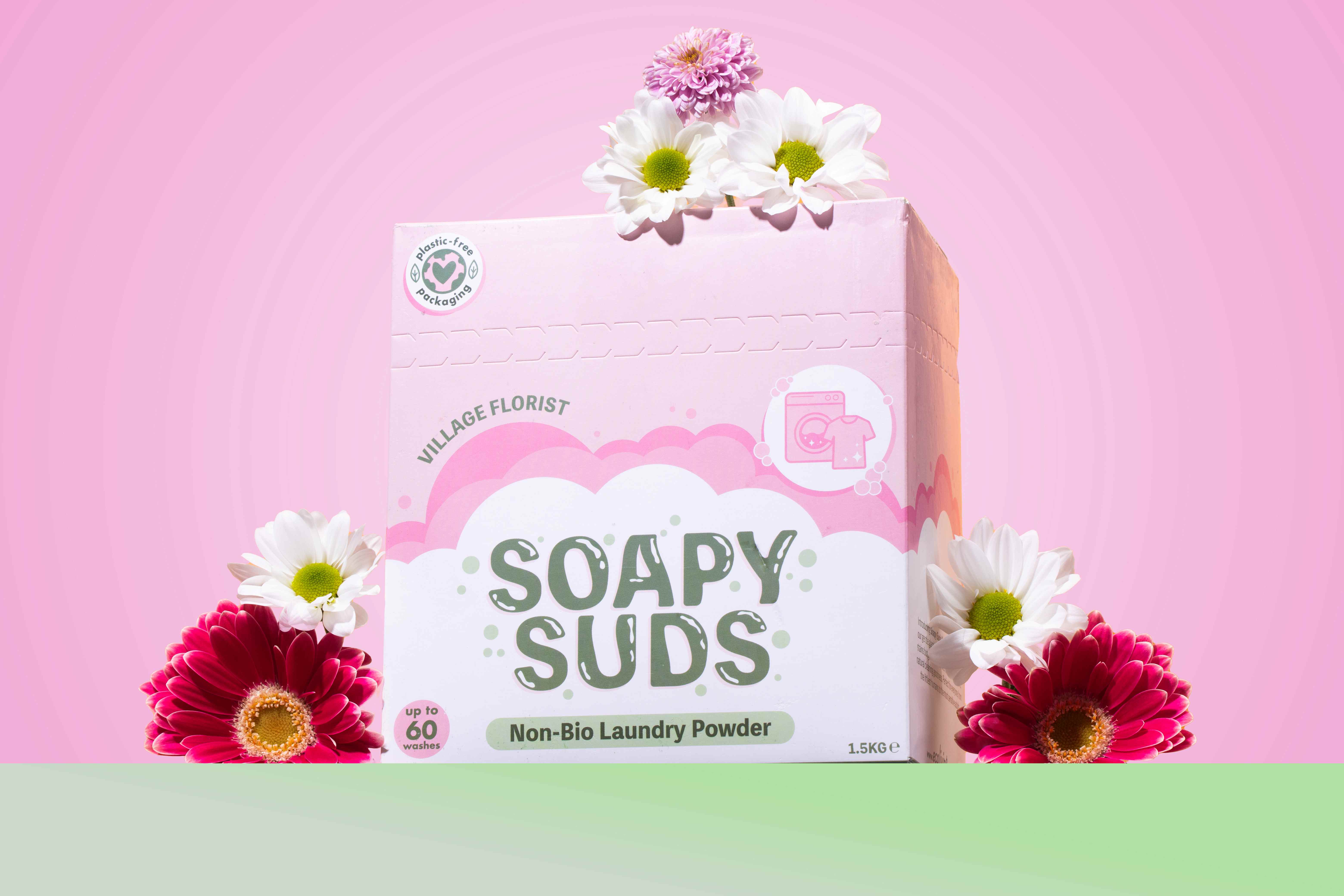 Soapy Suds Non-Bio Laundry Powder 1.5kg - ecoLiving.co.uk